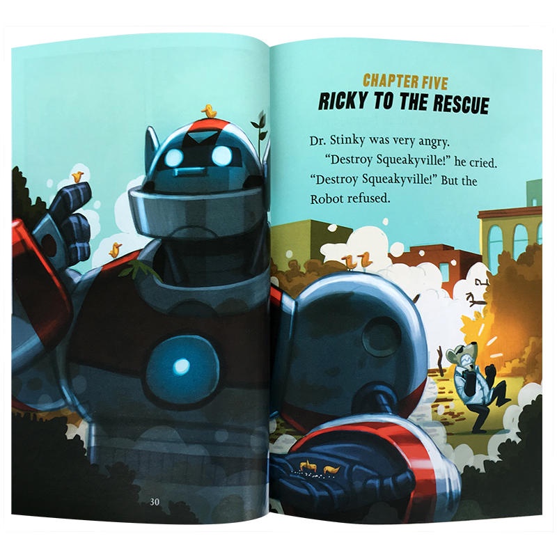 ชุดสุดท้าย มุมปกมีรอยงอ มีรูป หนังสือชุด Mighty Robot จำนวน 9 เล่ม ️ ...
