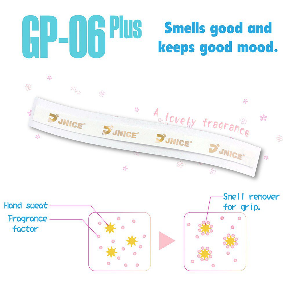 fVEo JNICE GRIP GP-06 PLUS Badminton Grip (Dry Tacky Feel) - gare5_n0ki - ThaiPick