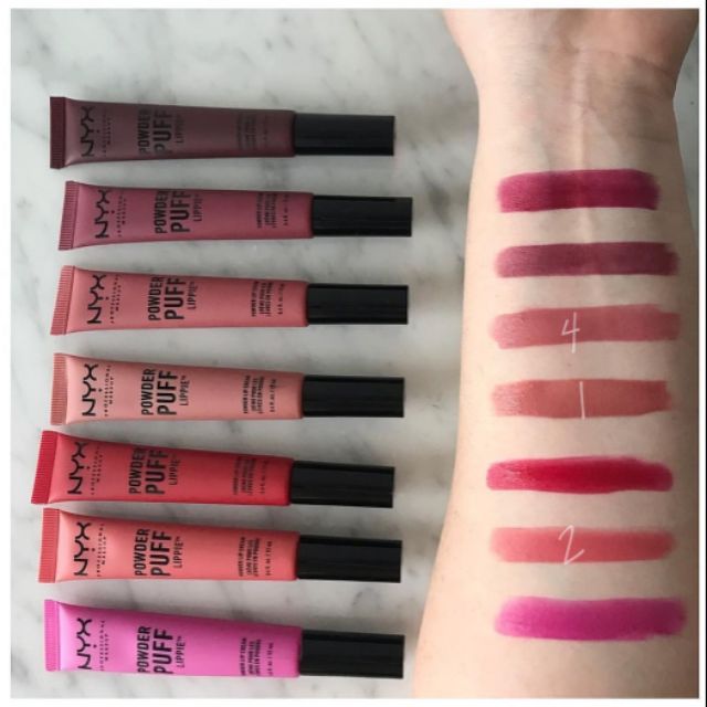 เบอร์8bestbudsเข้าแล้ว! Nyx powder puff lippie lip matte | Shopee Thailand