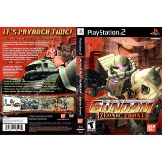 แผ่นเกมส์ Mobile Suit Gundam Zeonic Front PS2 Playstation 2 คุณภาพสูง ...