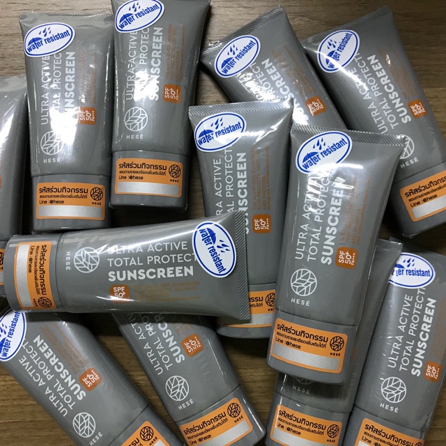 Hese เฮเซ่ Ultra Active Total Protection Sunscreen SPF50PA 50g ...