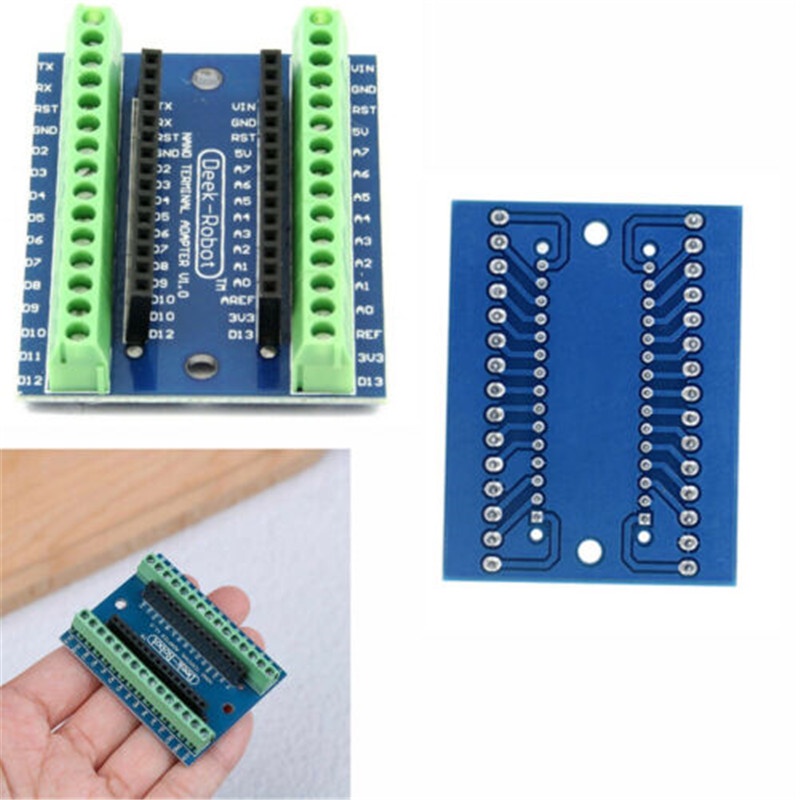 Nano V3.0 AVR ATMEGA328P-AU อะแดปเตอร์ขั้วสกรูโมดูลพร้อม Arduino ...