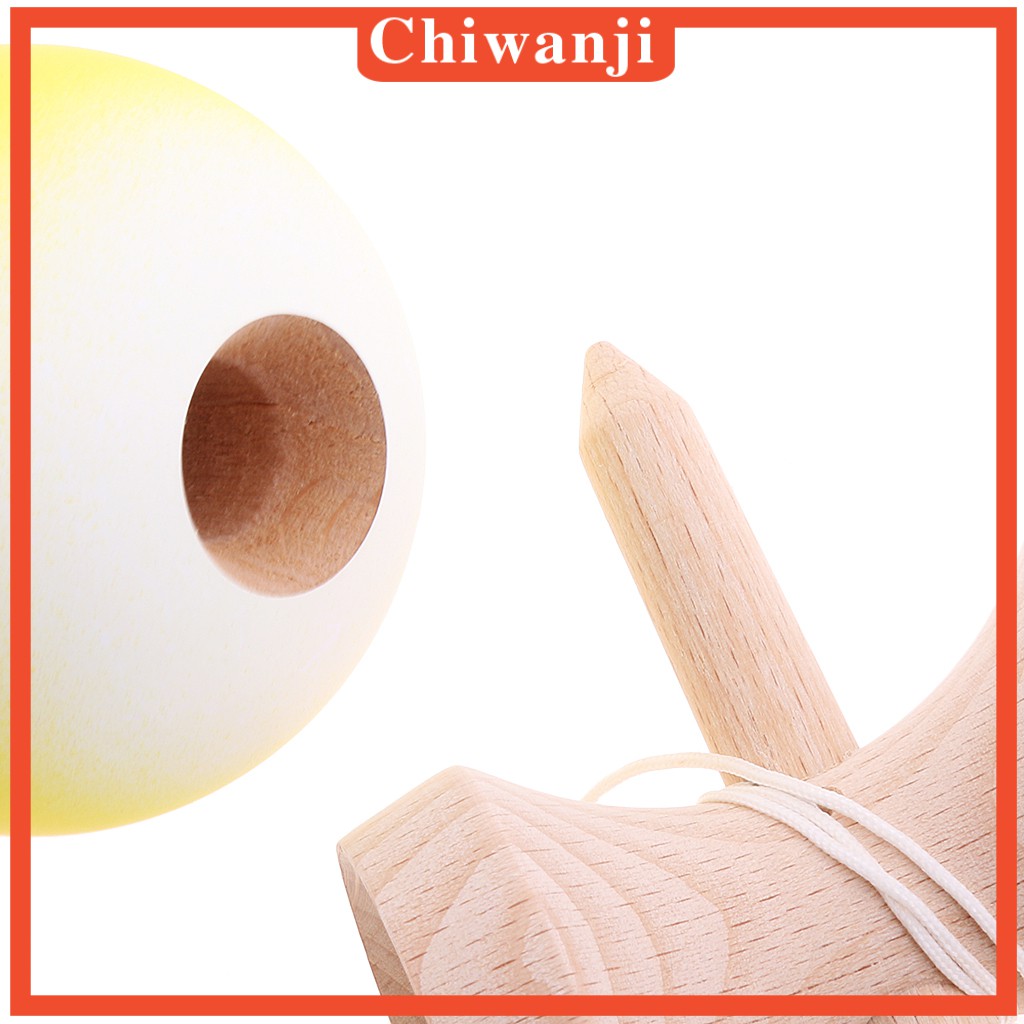 ღღ[CHIWANJI] Japanese Kendama Ball Wooden Toy Skill Ball Full Size Kids ...