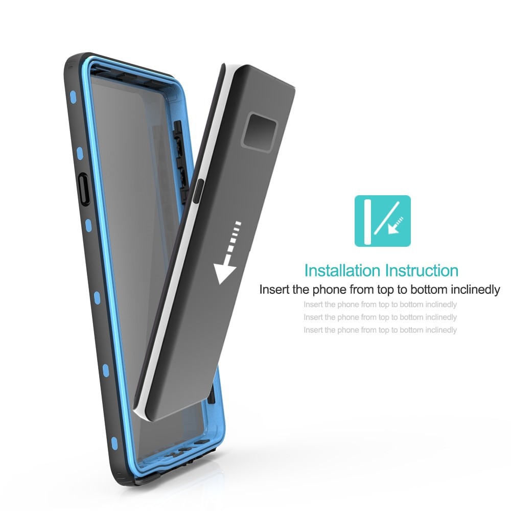 เคสกันน้ำ IP68 Water Proof Case Cover for Samsung Note 9 WaterProof ...