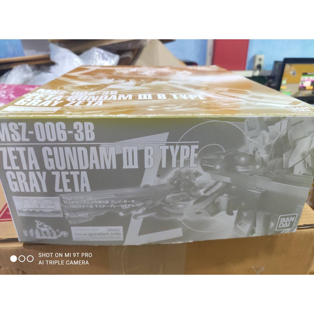 P-Bandai MG 1100 MSZ-006-3B Zeta Gundam III B Type Gray Zeta - parkpoomsapa - ThaiPick