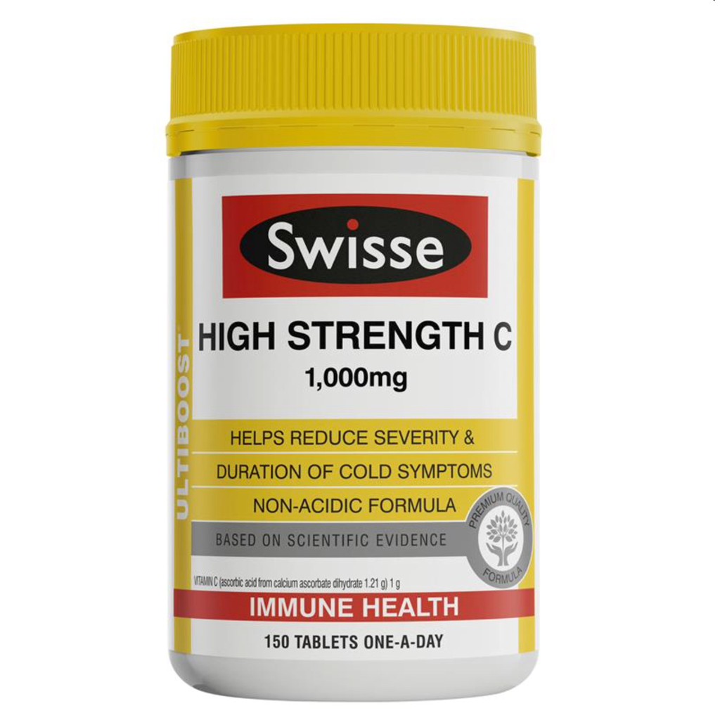Swisse Ultiboost High Strength C 1000mg (150เม็ด) หมดอายุ 04/2023 ...