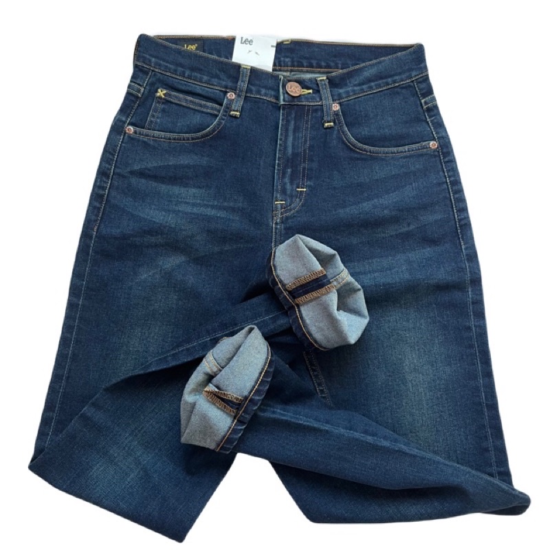LEE กางเกงยีนส์ 747 Zed Mid Rise Slim Regular Straight ผู้ชาย 29x31 ของ ...