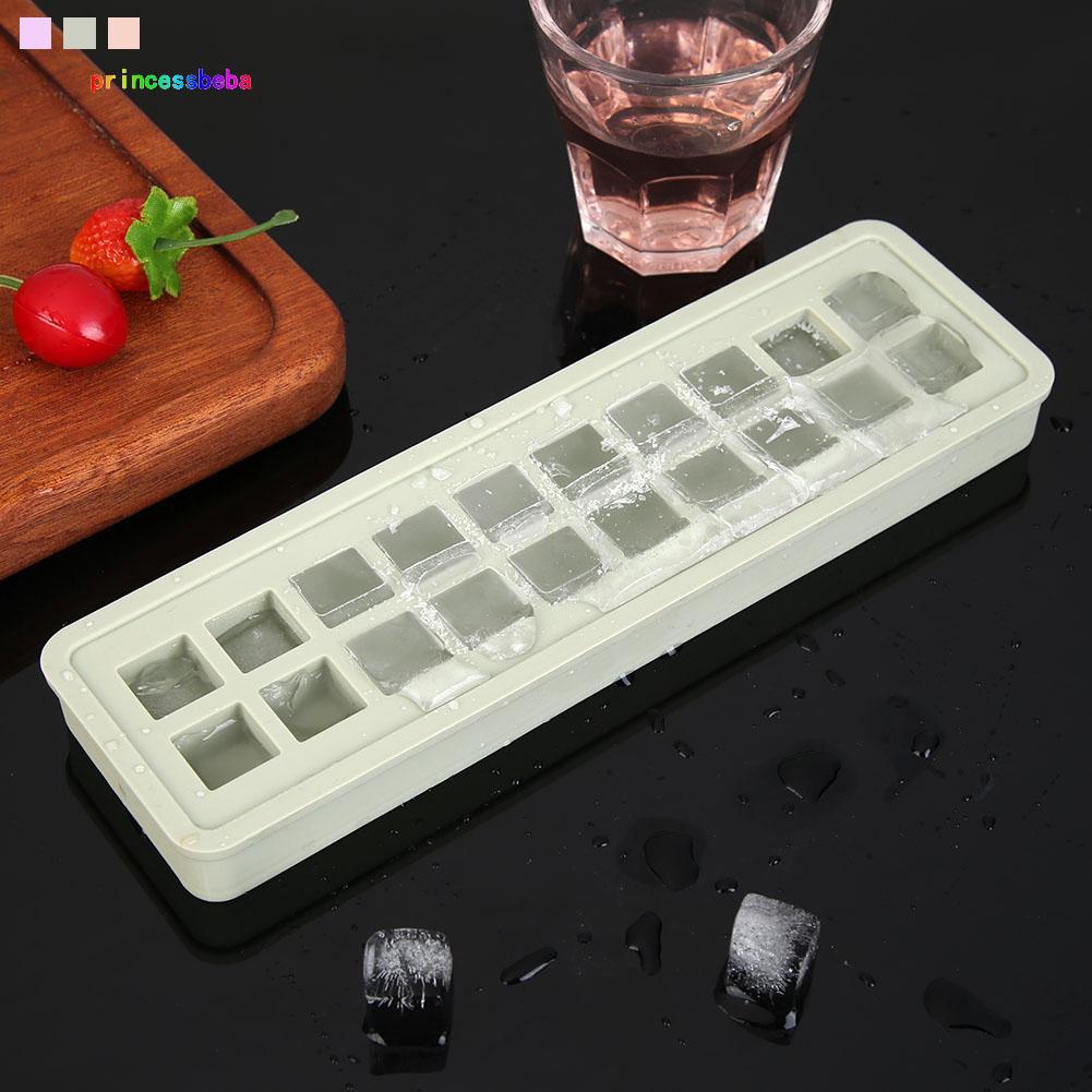 Beba Silicone 20 Grids Ice Cube Maker DIY Ice Cube Mold Ice Tray Jelly ...