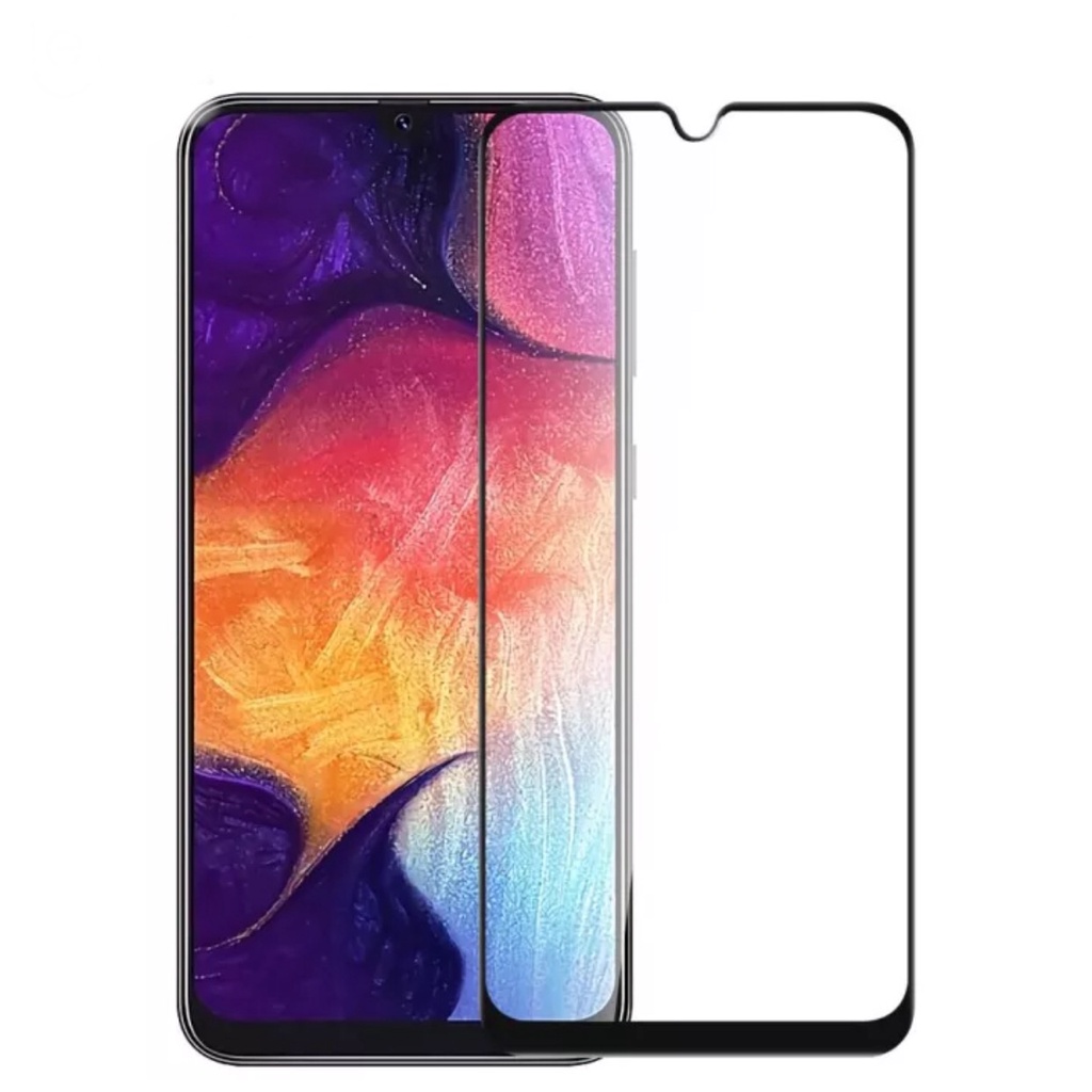 ราคาถูก 9H Full ฟิล์มกระจกเต็มจอ Samsung A22 A32 A42 A53 A7-2018 M01 ...