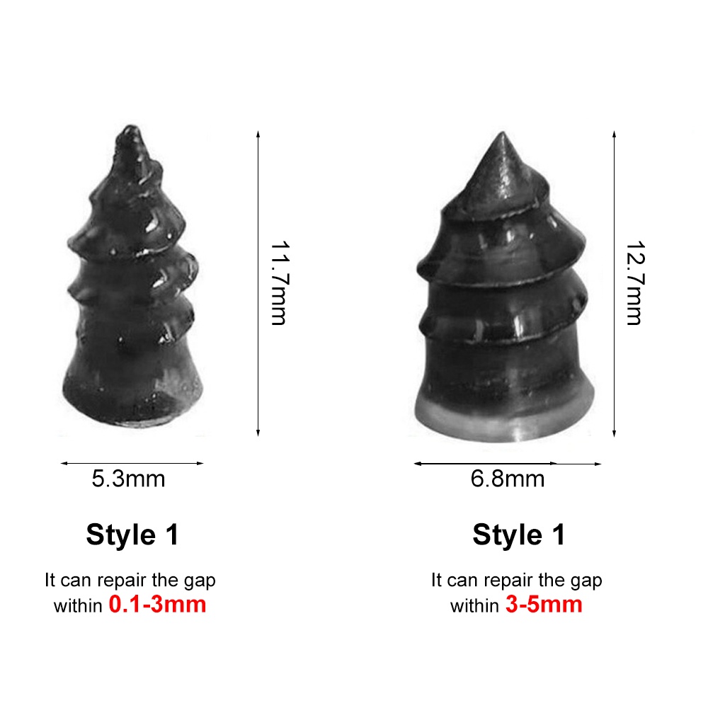 PECHAM 10pcs ตะปูซ่อมยางสูญญากาศ เครื่องมือซ่อมรถยนต์ ชุดเครื่องมือซ่อมแซมยางรถจักรยานยนต์ ...