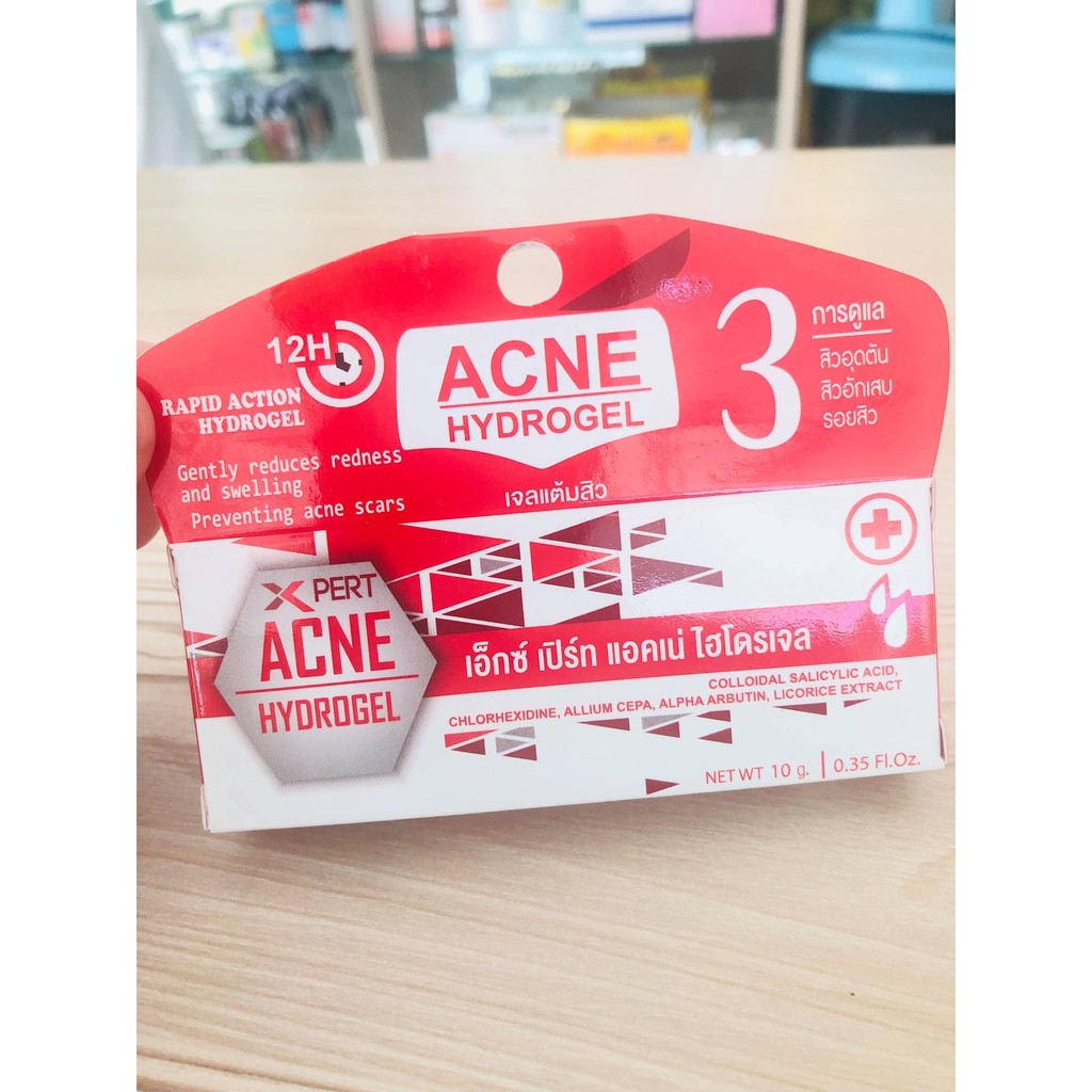 XPERT ACNE HYDROGEL เอ็กซ์ เปิร์ท แอคเน่ ไฮโดรเจล 10 g เจลแต้มสิว 1 ...