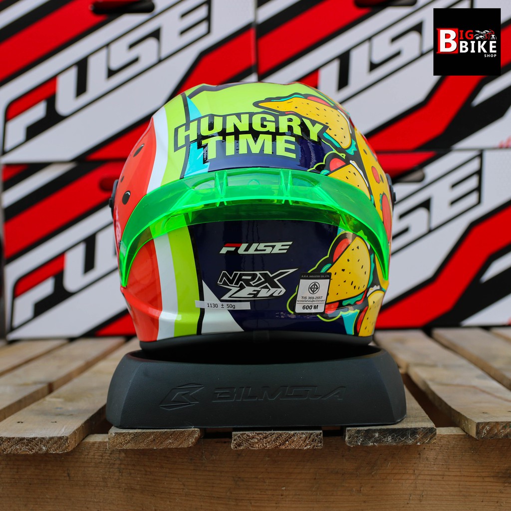 หมวกกันน็อค Fuse NRX Revo NEW 2021 ลาย PIZZA - bigbike_shop - ThaiPick
