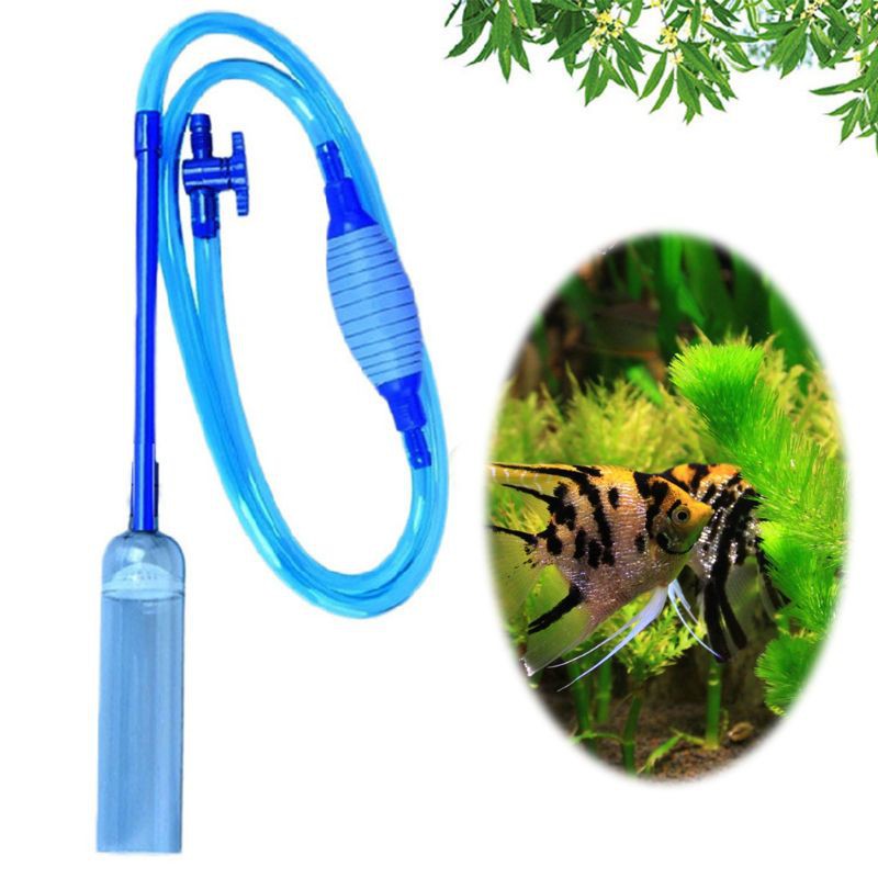 Large Aquarium Fish Tank Instant Siphon Cleaner Vacuum for Gravel and ...