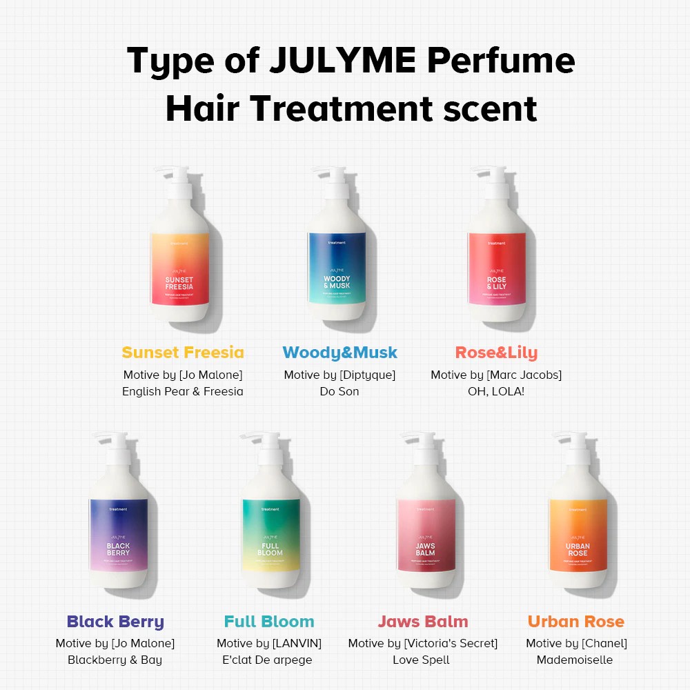 พร้อมส่ง JULYME Perfume ShampooHair Treatment (Hair Conditioner) 500ml ...