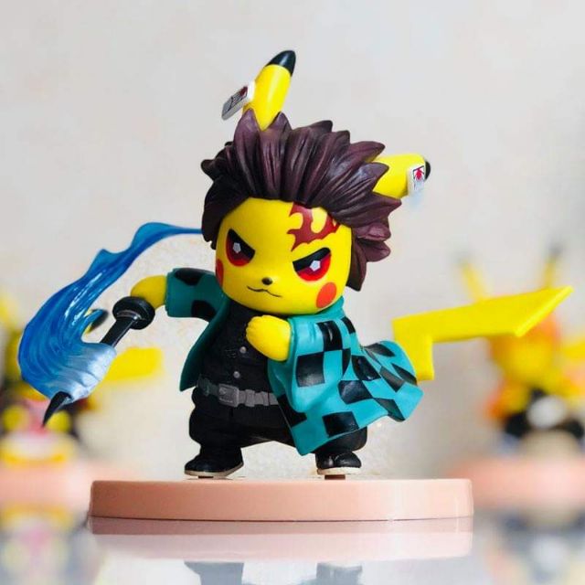 Demon Blade GK cos Pikachu Youdouzi My Wife Saitaka Tanjiro Statue ...