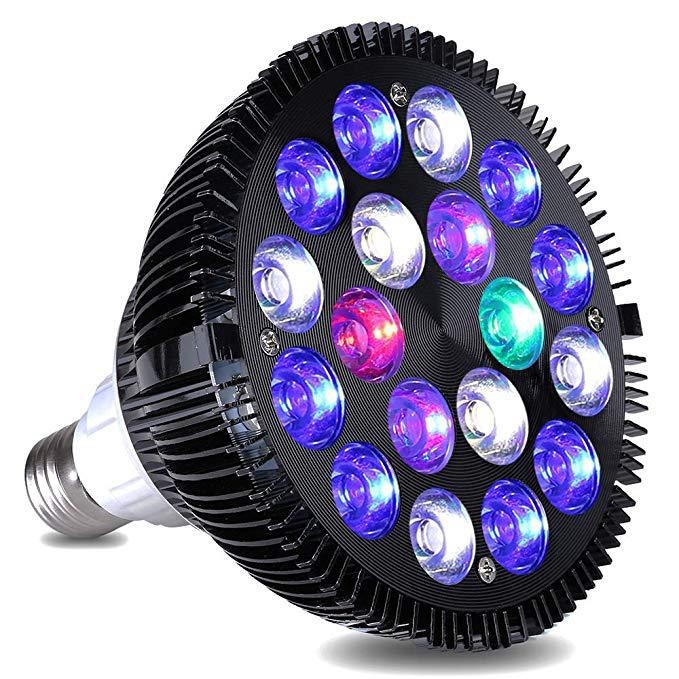 LED PAR38 E27 Full Spectrum Grow Light Coral Reef โคมไฟ เลี้ยงปลาและ ...