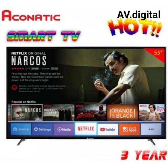 ACONATIC TV UHD LED (55", 4K, Smart) รุ่น 55US534AN ...