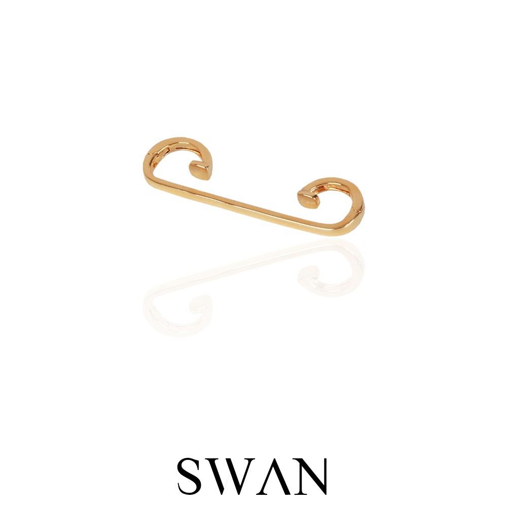 SWAN - Adna Plain Cuff ต่างหูเงินแท้ ต่างหูหนีบ ไม่ต้องเจาะ ต่างหูเงินเกลี้ยง - swanthailand ...