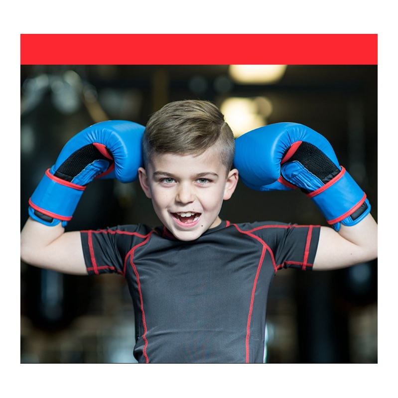 กระสอบทรายEverlast ถุงมือมวยเด็กชายหมวกกันน็อก Shou BA ชุด Sanda การฝึก ...