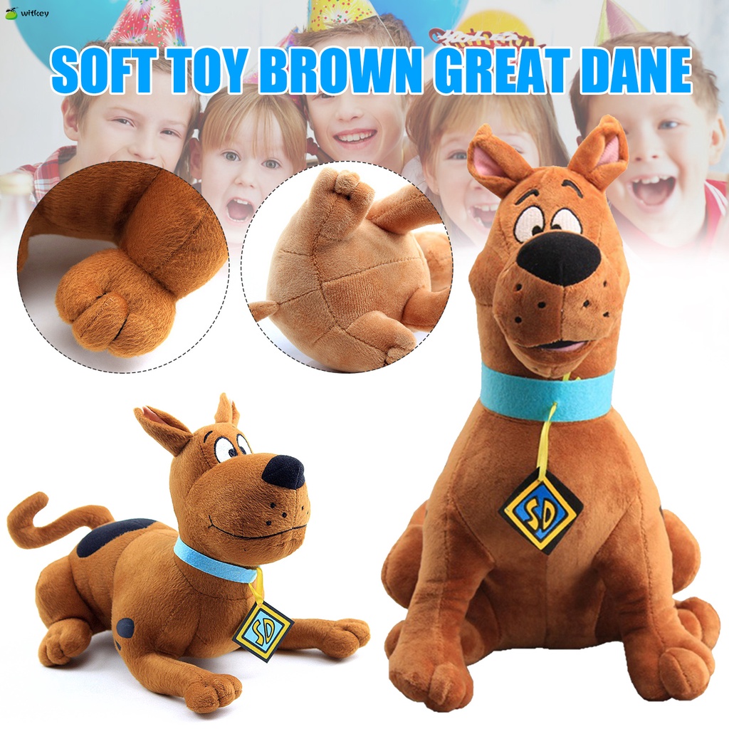 Scooby Doo Dog Plush Stuffed Toy Soft and Cute Great Dane Doll ...