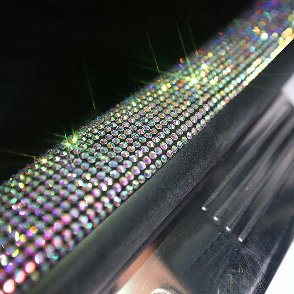 LETTER Cars Accessories Anti-Scratch Bling Bumper sticker Car Door Sill ...