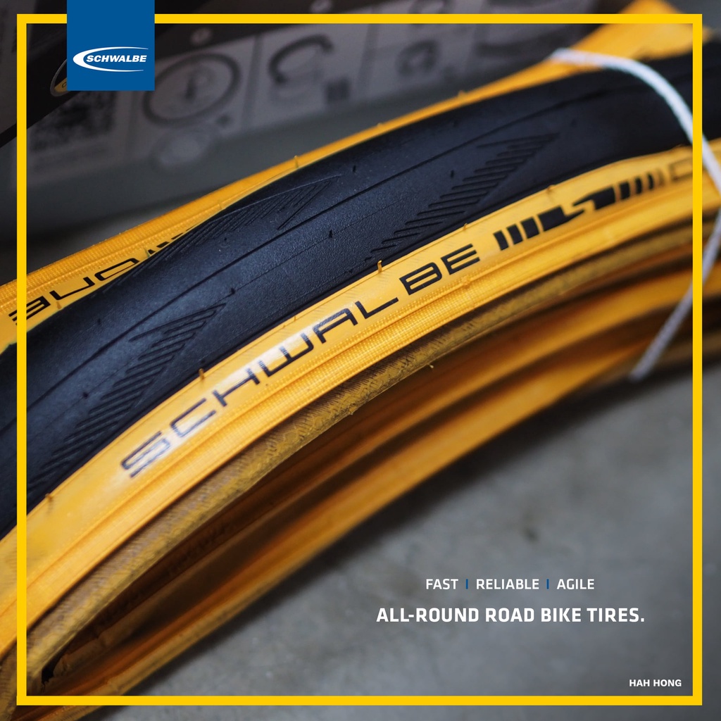 แถมยางในยาง Schwalbe one รุ่นClassic(แก้มเหลืองแก้มดำ) Lotใหม่ 2022 ...