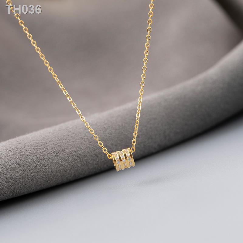 [Hot New Products] Net Red Korean Fashion Sterling Silver S925 Small Waist Necklace Simple INS ...
