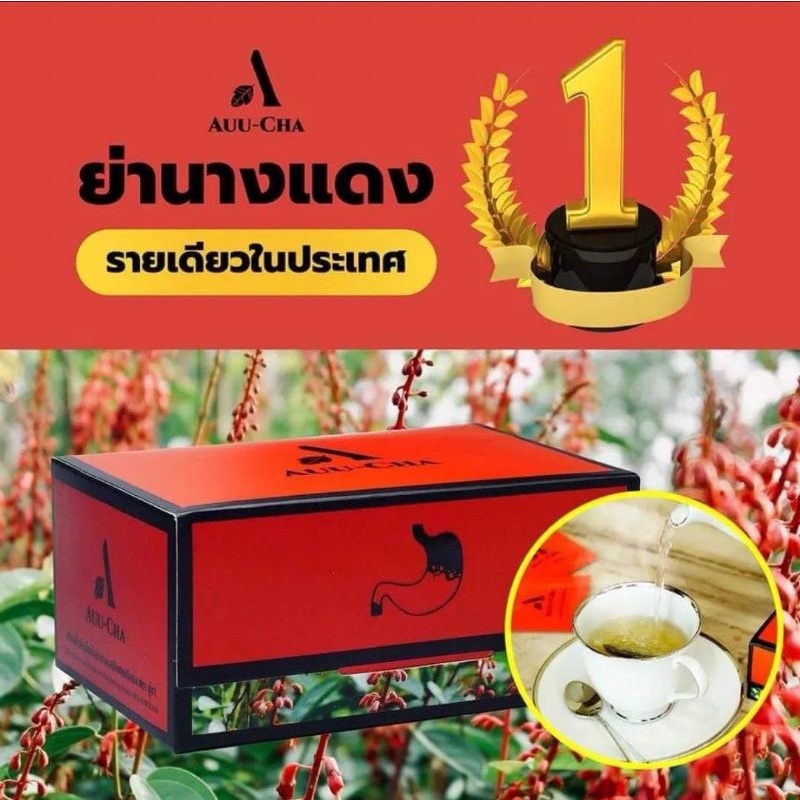 Auu-Cha อู่ชา ชาลดกรดไหลย้อน ชาแก้กรดไหลย้อน สมุนไพรลดกรดไหลย้อน ...