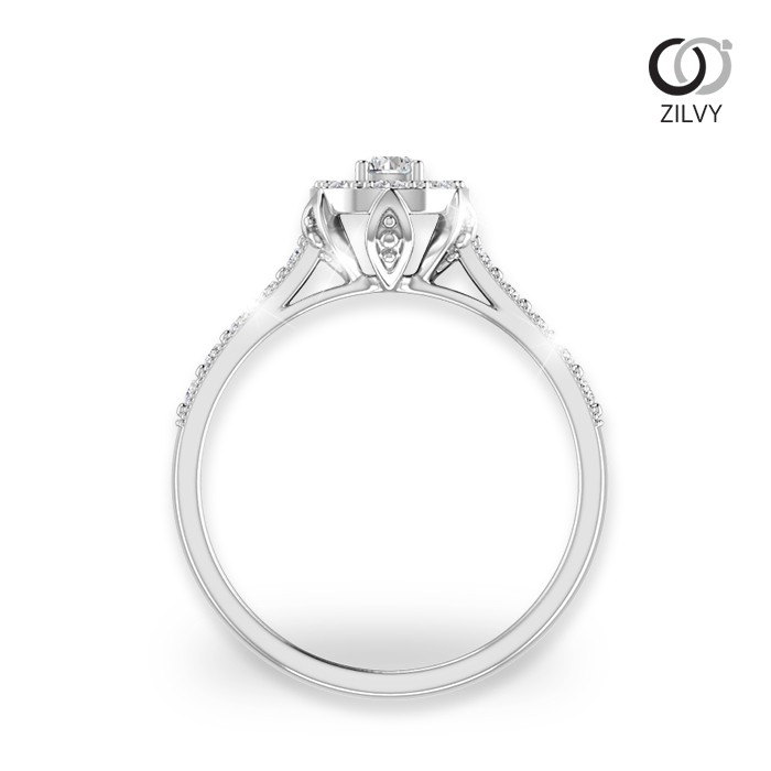Zilvy แหวนหญิงเพชรน้ำร้อย 0.46 กะรัต - zilvy_officialstore - ThaiPick