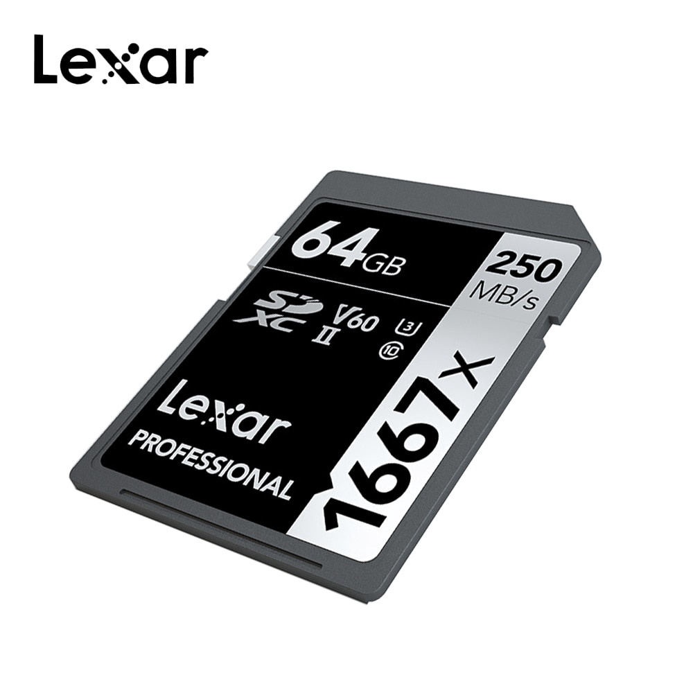 Lexar การ์ดหน่วยความจํา 1667X 250MB/s 64GB 128GB 256GB SD UHS-II U3 SD ...