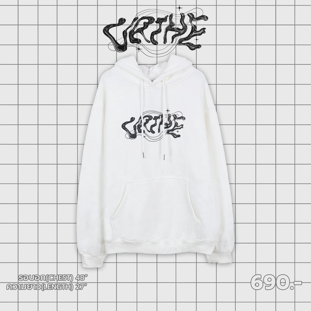 Urthe - เสื้อแขนยาวฮู้ดดี้ รุ่น URTHE CHROME - urthe.official - ThaiPick