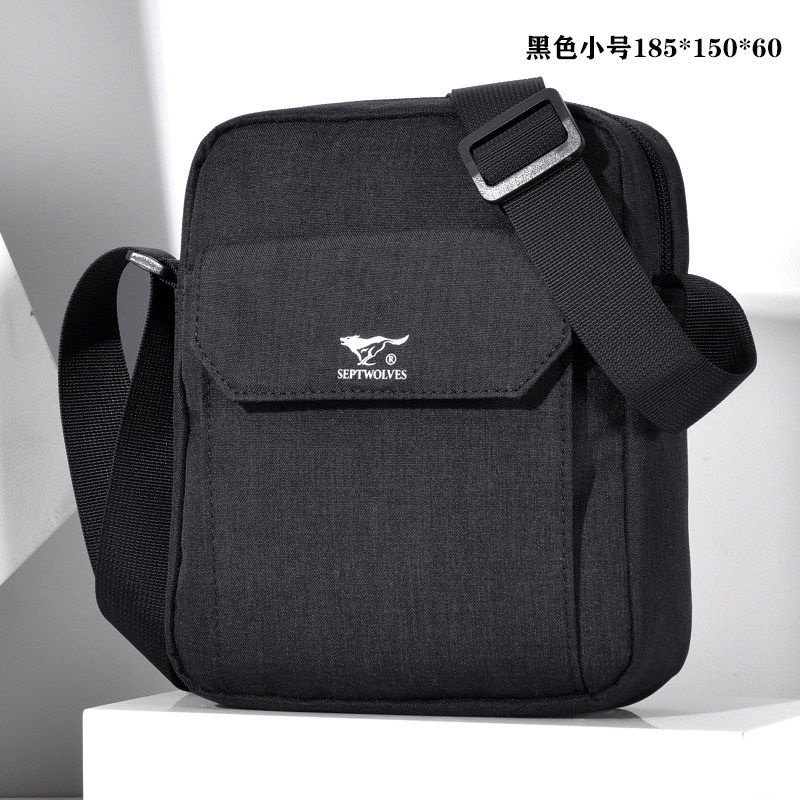 ♙Seven wolves shoulder bag men s messenger bag men s bag casual canvas ...