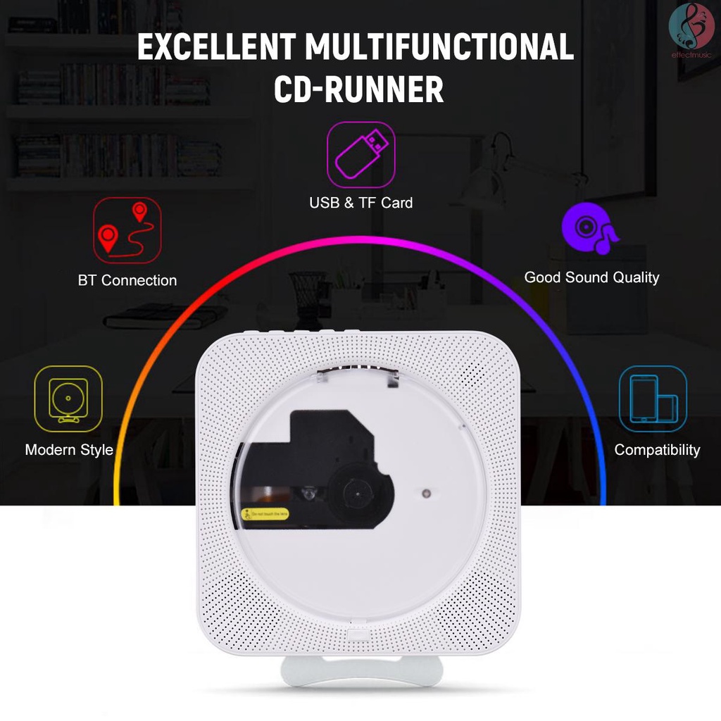 เครื่องเล่นซีดี Cd-Runner Cd Player ติดผนังพร้อมฝาครอบกันฝุ่น Led จอ ...