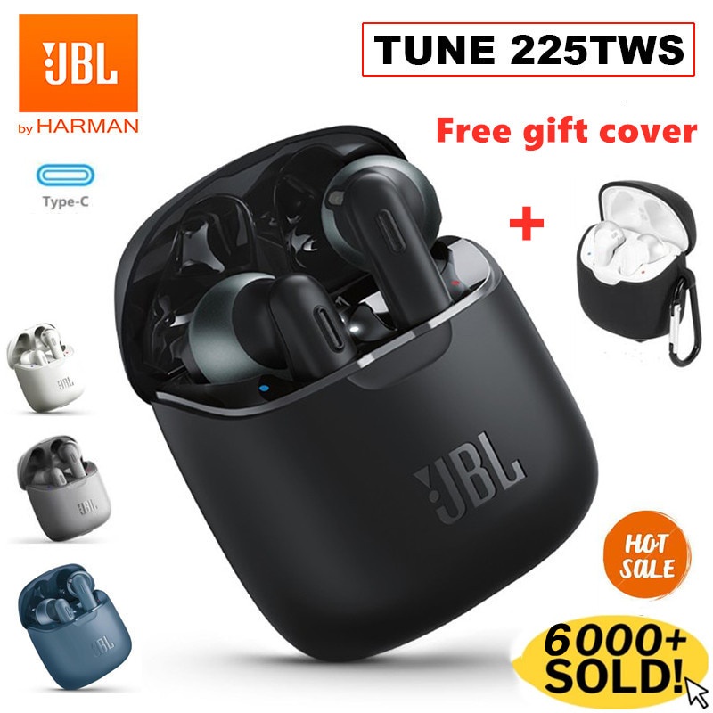ของแท้ 100 JBL TUNE 225TWS หูฟังบลูทูธไร้สาย JBL T225 TWS หูฟังสเตอริโอ ...