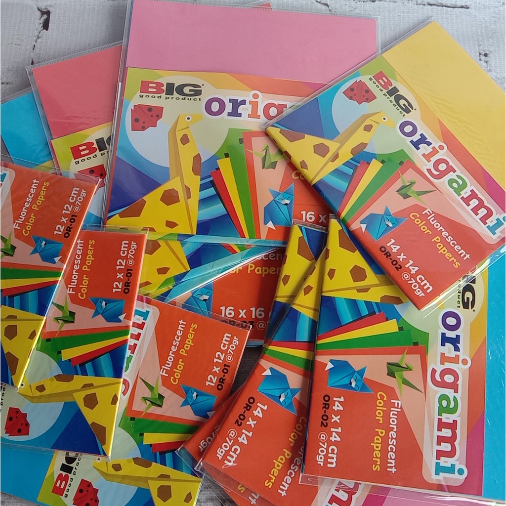 Origami กระดาษพับกลับด้านและขนาดใหญ่ (20 แผ่น) - rashya1234.th - ThaiPick