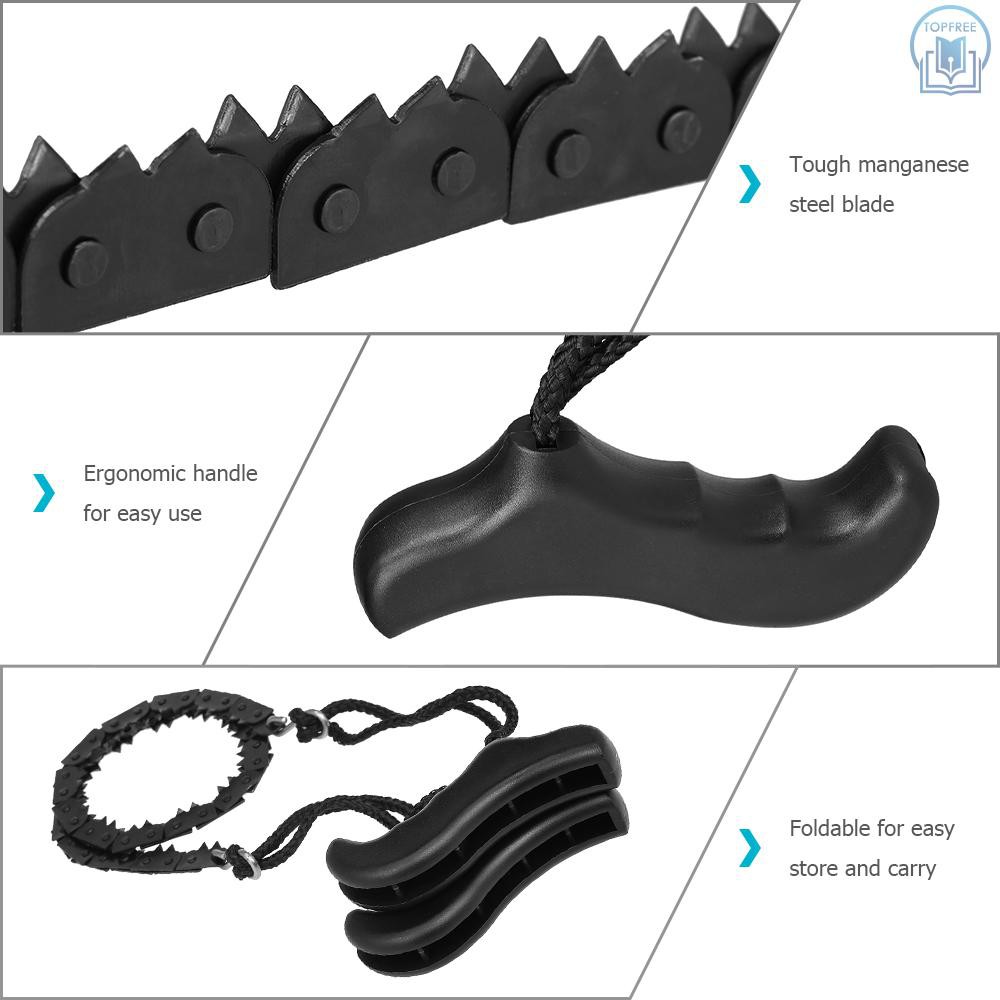 Topfree Folding Chain Saw Jagged Chaaw Manual Steel Wire Saw Hand ...