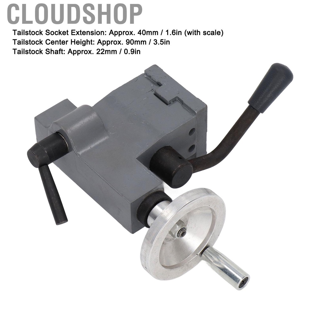 Cloudshop Mini Lathe Tailstock Rear Center Mount For 7x12 7x14 0618 ...