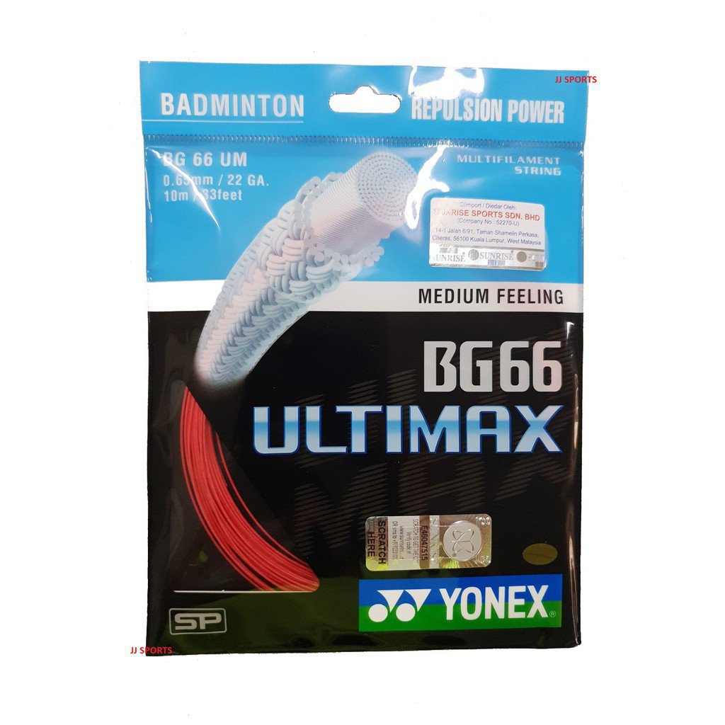 POMl YONEX BG66 ULTIMAX STRING (ORIGINAL SUNRISE SPORTS) - 1w3rh0mcqp ...