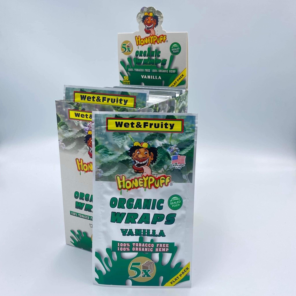 HoneyPuff USA Blunt Wraps Rolling Papers กระดาษ Blunt กลิ่นผลไม้ มี6 ...