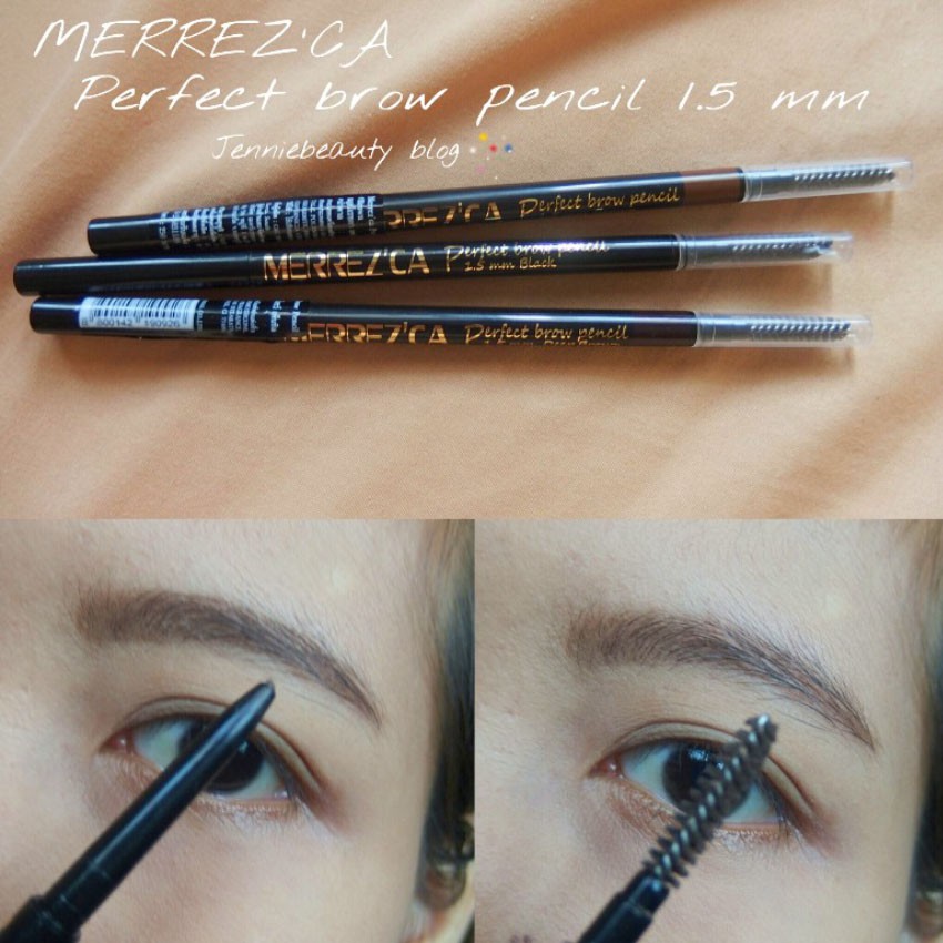 RainbowBeauty999: แท้!! Merrezca แท่งสลิมPerfect Brow Pencil เขียนคิ้ว ...