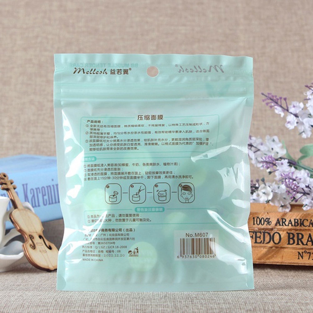 30/Women Compressed Facial Face Mask Sheet Paper DIY Natural Skin Care ...