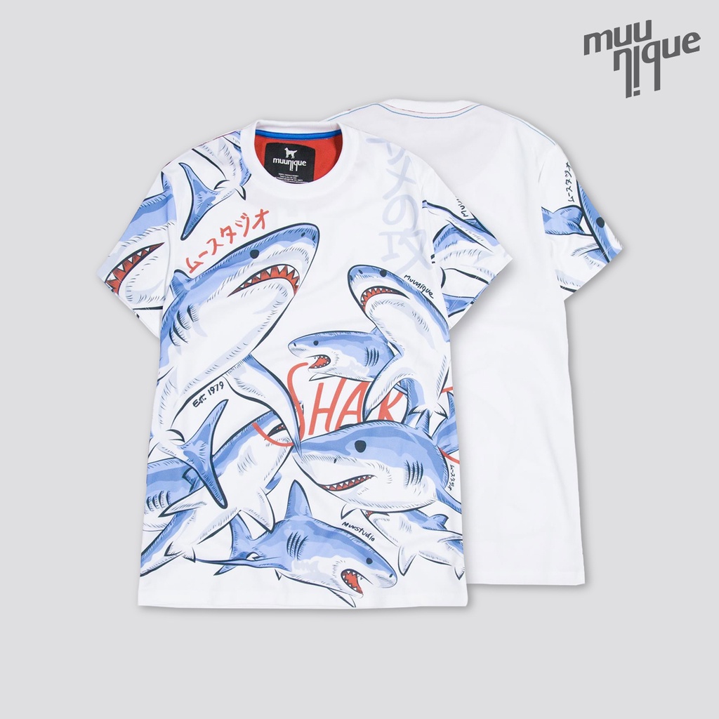 MUUNIQUE JP.T-shirt เสื้อยืด รุ่น SHARK JP-233 - muunique_official ...