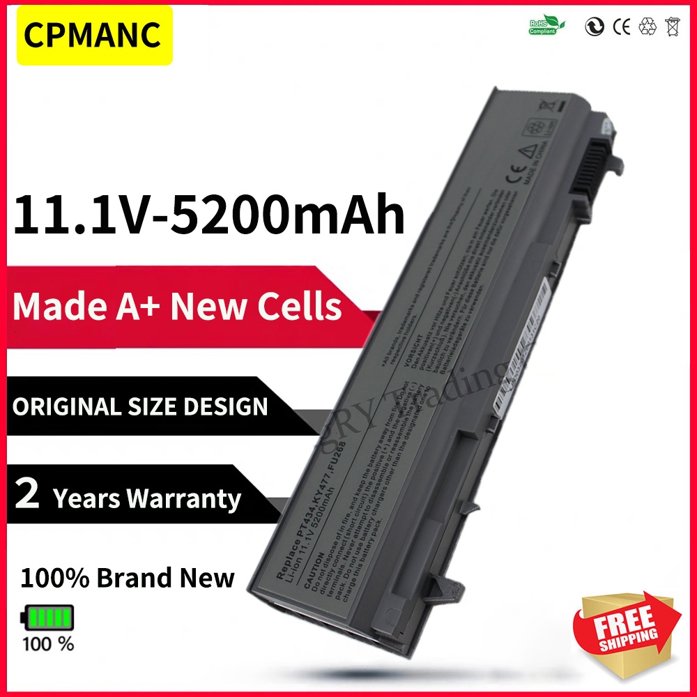 NEW 5200mAh Laptop Battery For dell Latitude E6400 M2400 E6410 E6510 ...