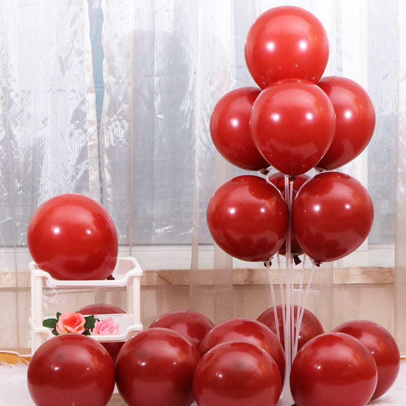 Wedding Balloon Ruby Red Wedding Birthday Balloon Pomegranate Red ...