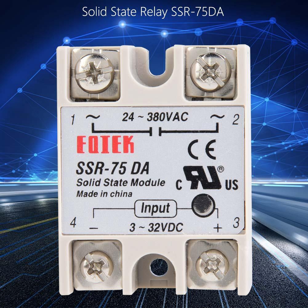 [Ready Stock] DC 3-32V to AC 24-380V Single Phase Solid State Relay SSR ...