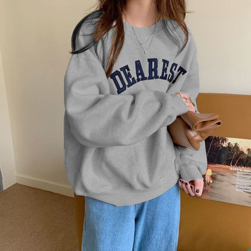 เสื้อกันหนาว Dearest SWEATER OBLONG คุณภาพดีสําหรับผู้หญิง ...