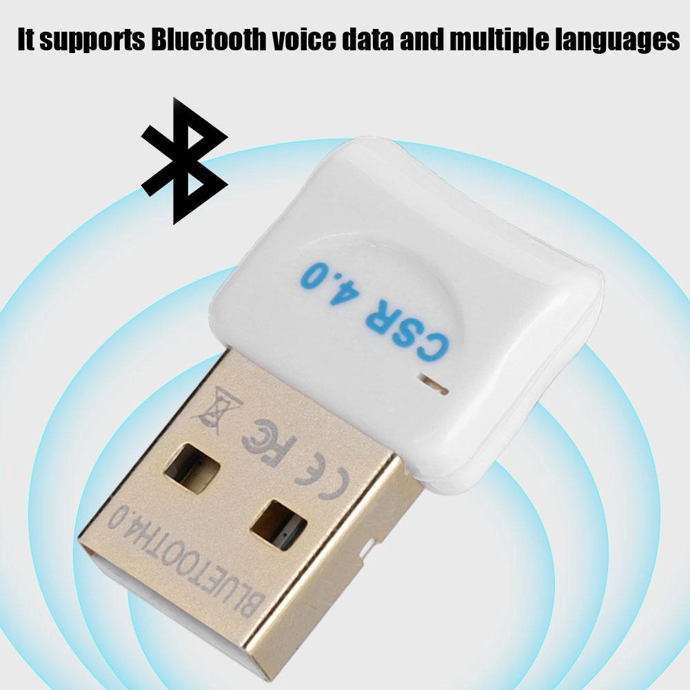 อะแดปเตอร์บลูทูธไร้สาย Sr 4 . 0 Mini Dual Mode Dongle Windows 8 10 Hh ...