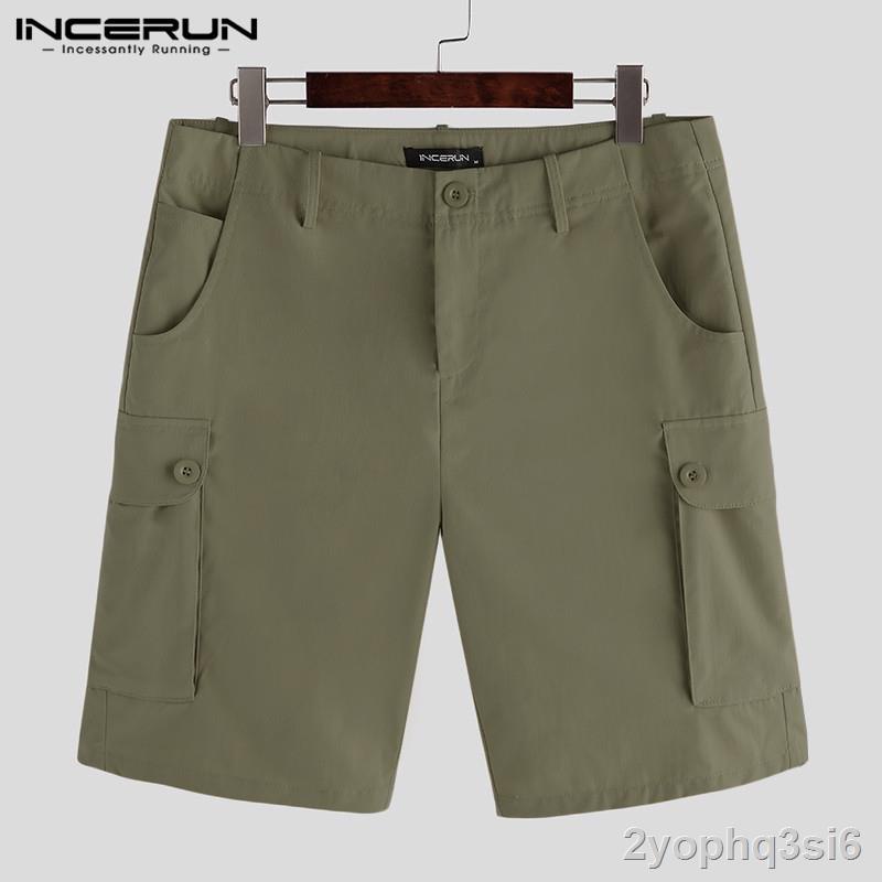 INCERUN Mens Chino Casual Shorts - 2yophq3si6 - ThaiPick