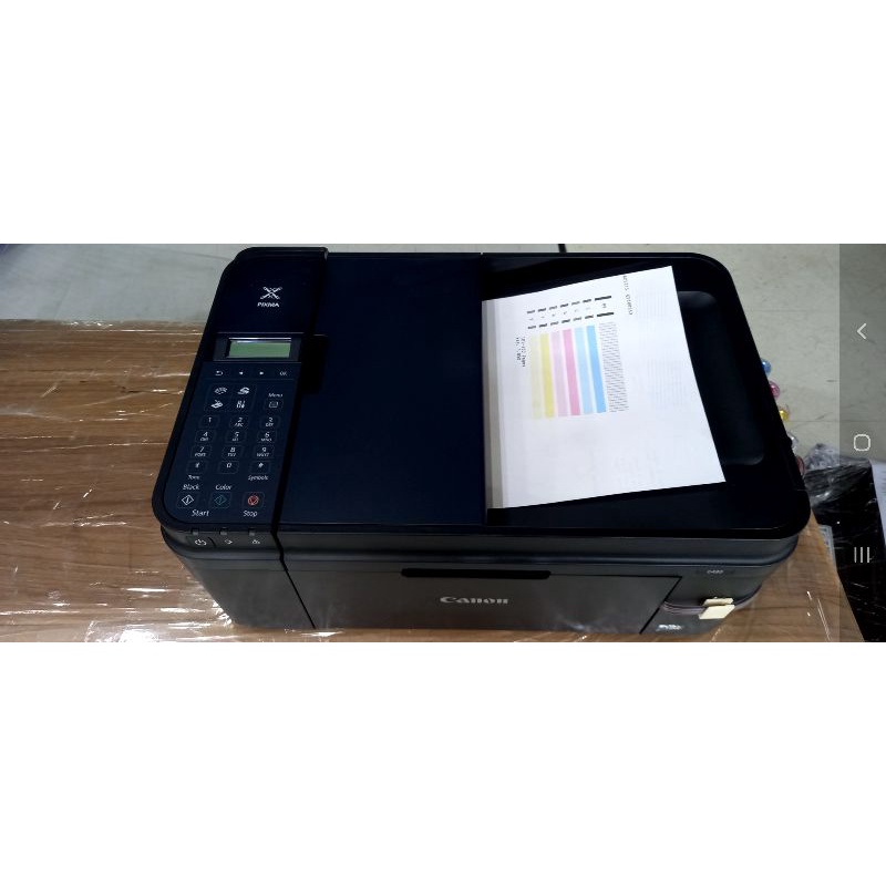 Canon E480 พร้อมติดตั้งอิ้งแท้ง(มือ 2) แสกน ถ่ายเอกสาร ปริ้นไร้ขอย พิมสองหน้ารับประกันตัวเครื่อง ...