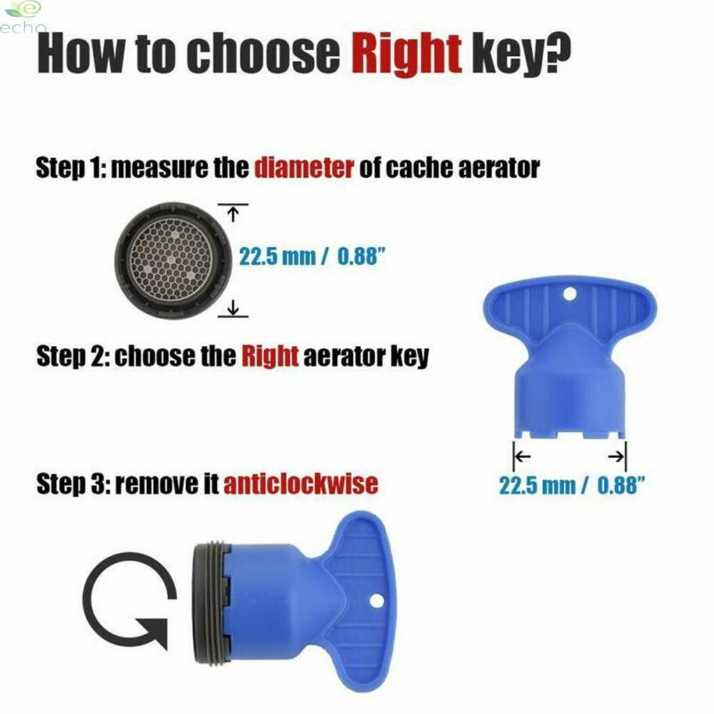 Faucet Aerator Key เครื่องมือสําหรับใช้ในการซ่อมแซมก๊อกน้ำ เข้าได้กับ ...